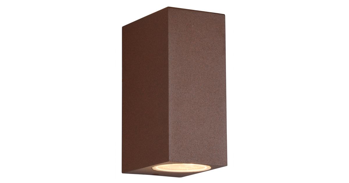 204269224: Roya Double Spot Light, IP44, Rusty Effect : Trio