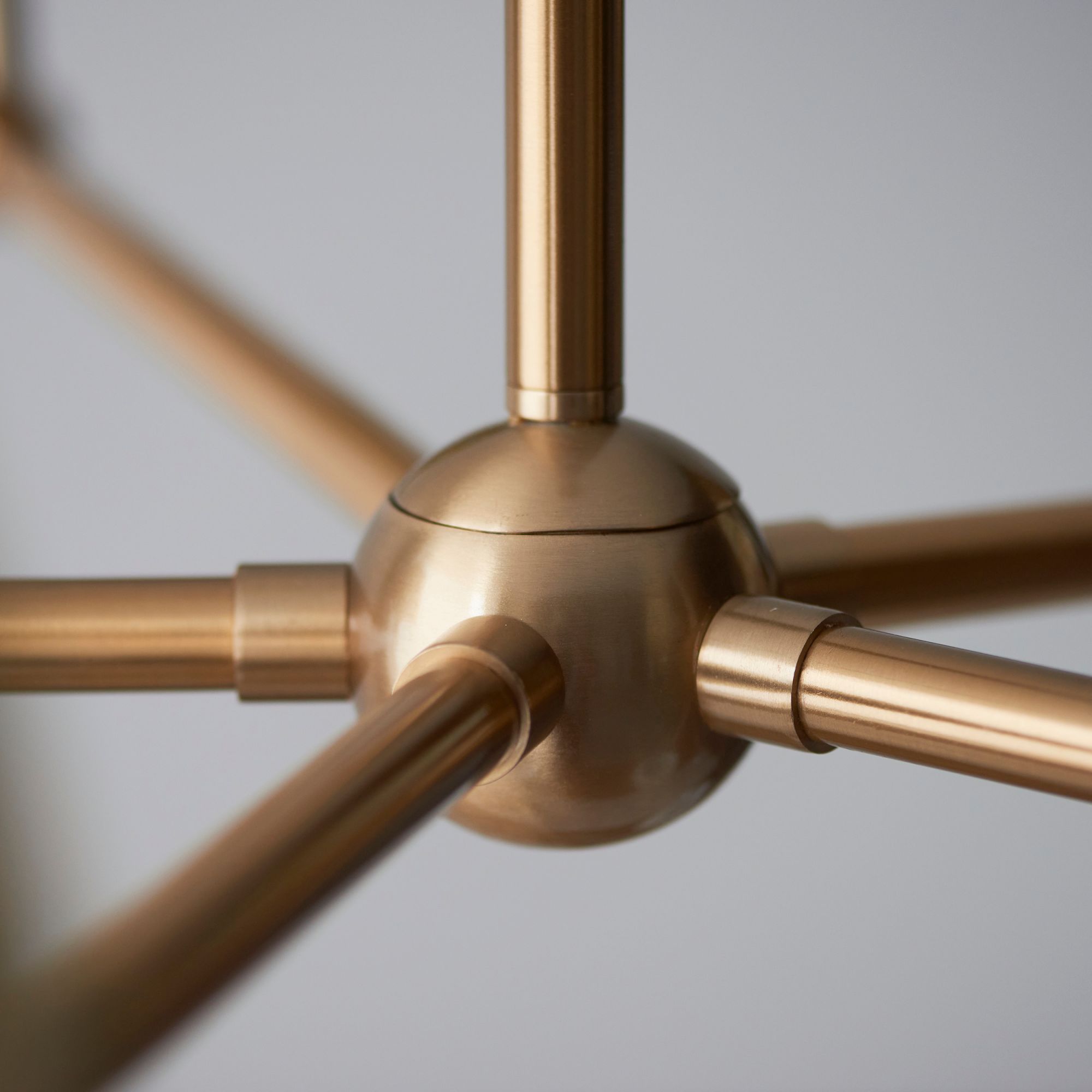 108212: Santiago 5 Light, Brushed Aged Brass : Endon