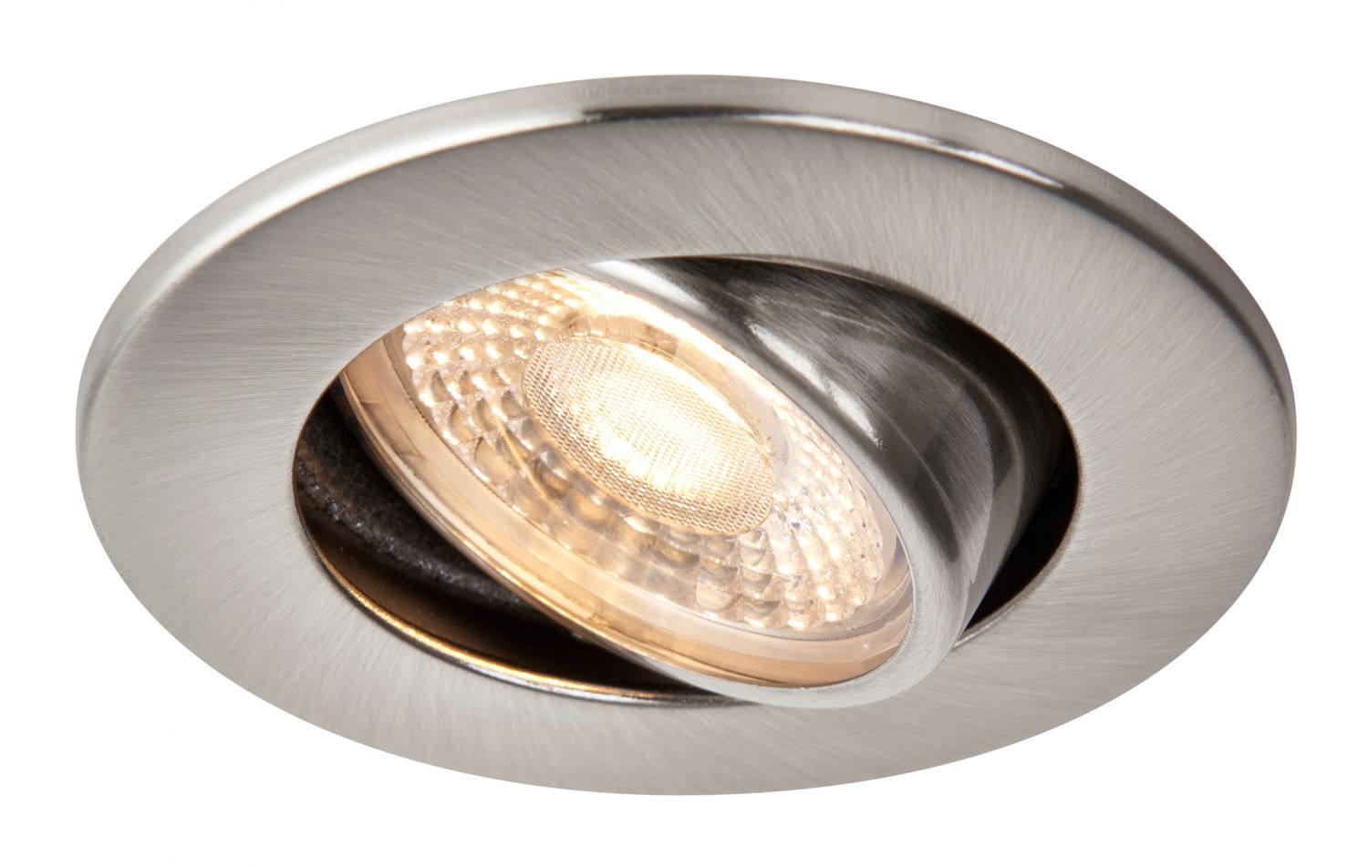 108296: ShieldECO 500 CCT LED Tilt Downlight, Satin Nickel