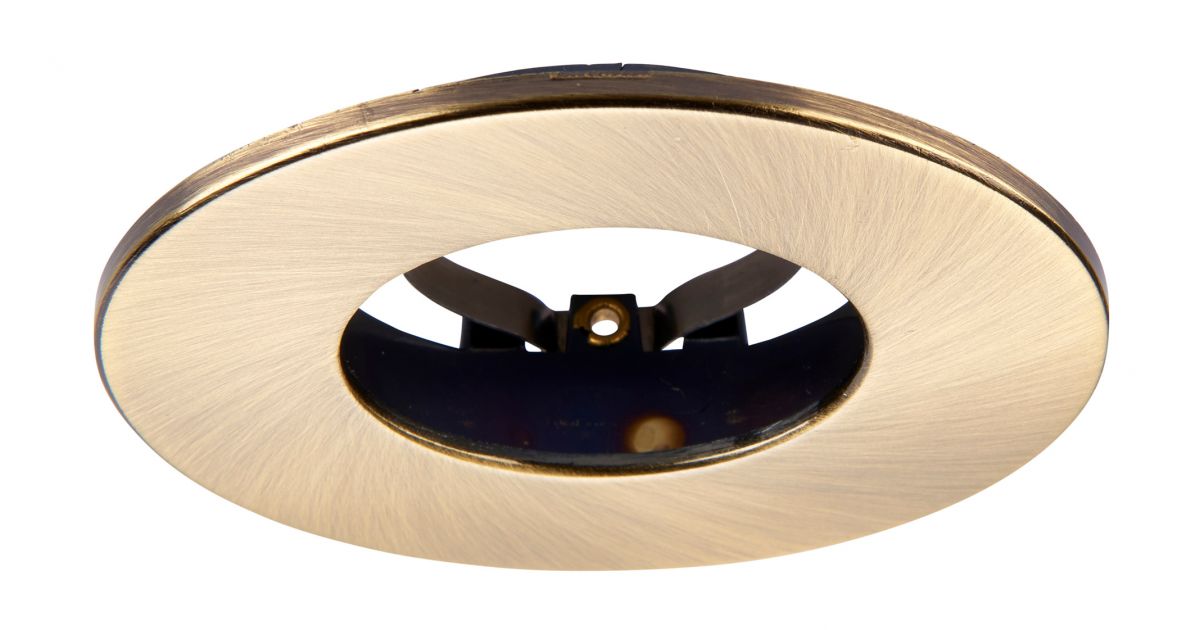 113280: ShieldONE 65 Fixed Bezel, Antique Brass Plate, 85mm