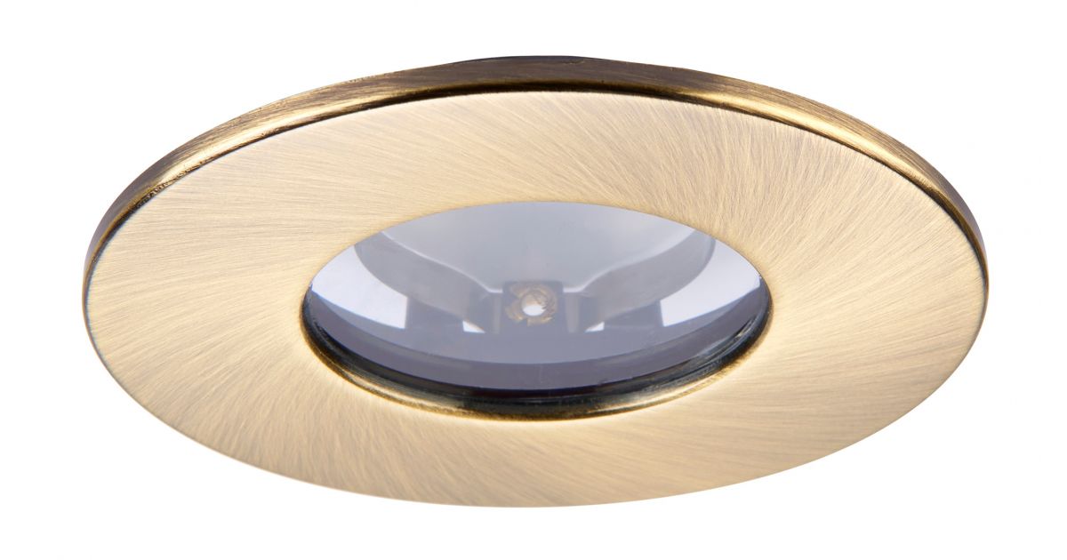 113288: ShieldONE 65 Fixed Bezel, Antique Brass Plate, 85mm