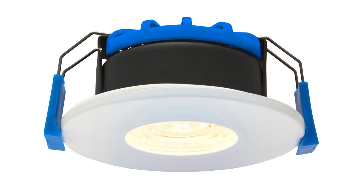 103174: ShieldSlim CCT LED Fixed Downlight, Matt White, 7w
