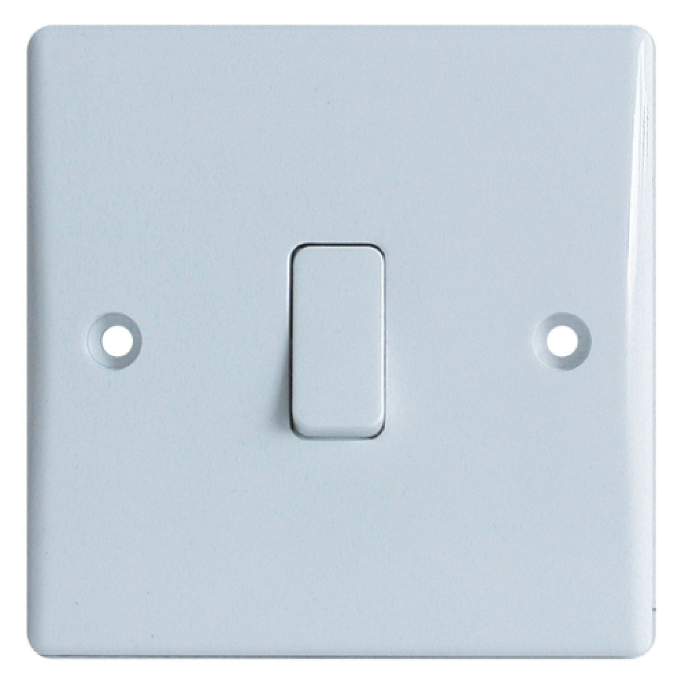 Single Light Switch (10A, 1 gang, 1 way) 3401 - from £1.31