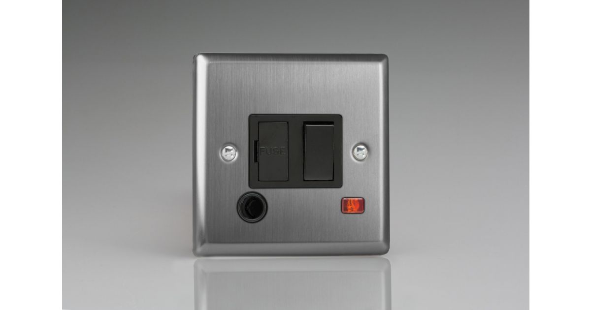 XT6FONB: Switched Fused Spur + Flex Outlet Neon, Classic