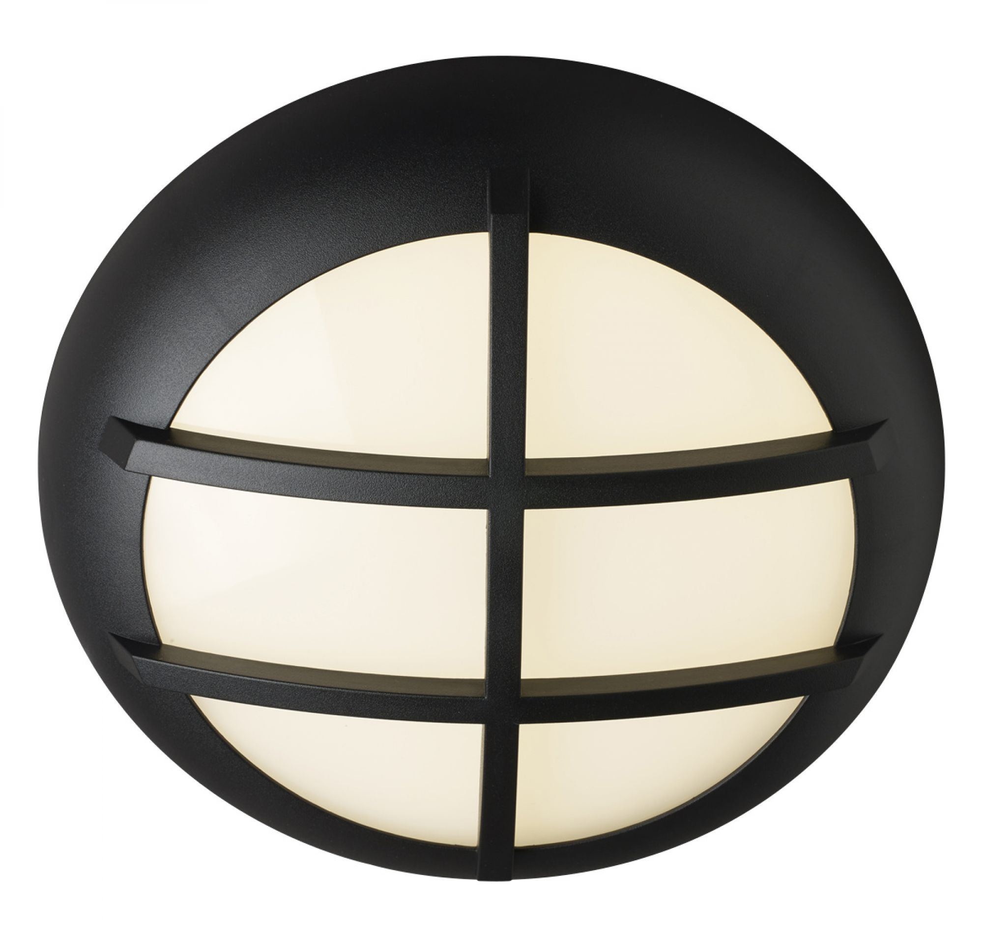 TP3X5-CT-BG: Talpa LED Bulkhead, IP65, Black Grill, 8-16w