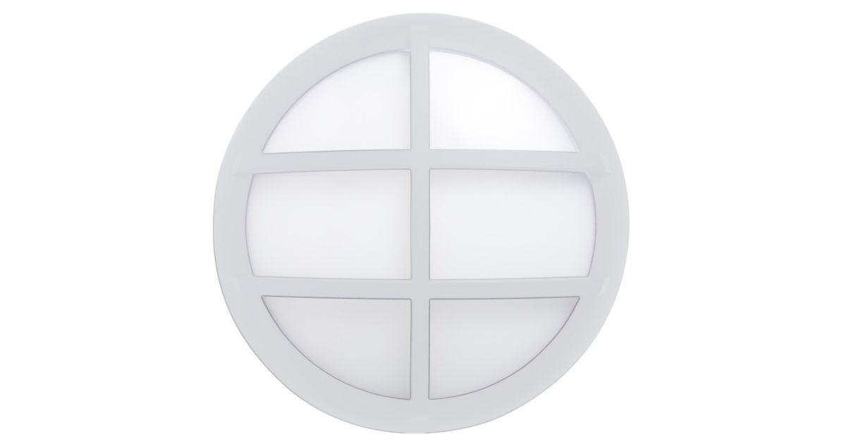 TP12-CT-MWEM-WG: Talpa LED Bulkhead, IP65, White Grill