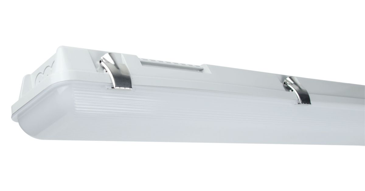 TA-5T-MW: Taurus 5ft LED Batten, IP65, Light Grey, 60w