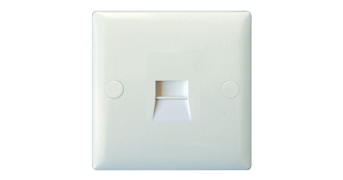 XOTSW: Telephone Extension Socket, Value Polar White