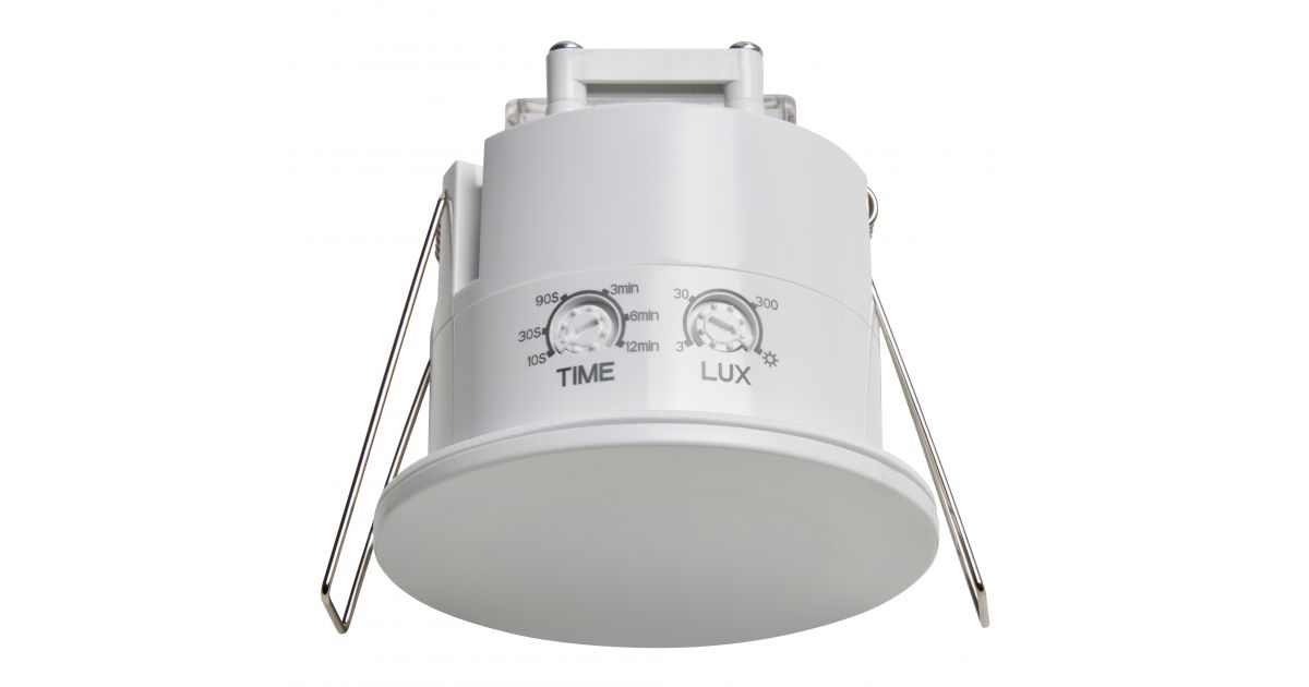 ZN-44371: Tera Recessed PIR Presence Sensor, IP54, White