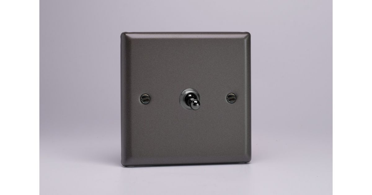 XPT1: Toggle Switch, 10A, 2-way, classic graphite 21