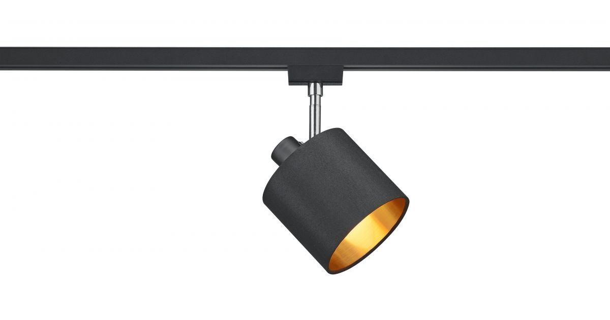 78330179: Tommy Track Spotlight Head, Black/Gold : Trio