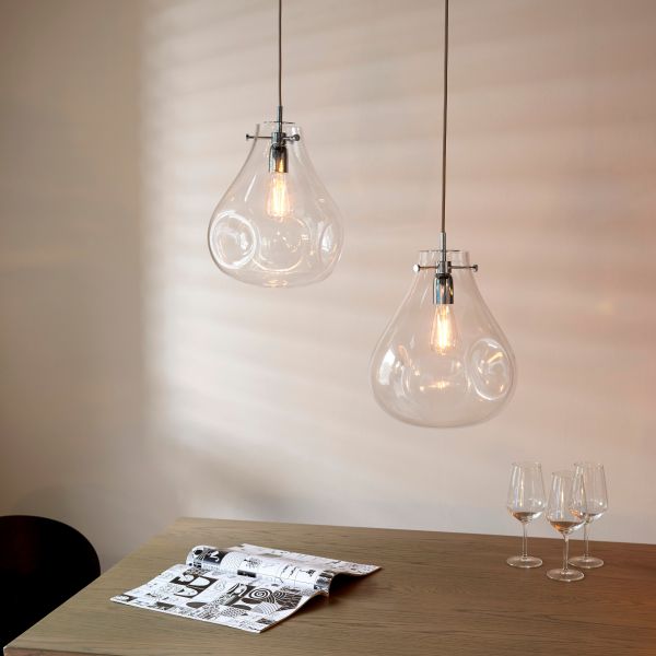 94521: Utopia Light, 320mm, Clear : Endon - from £122.52