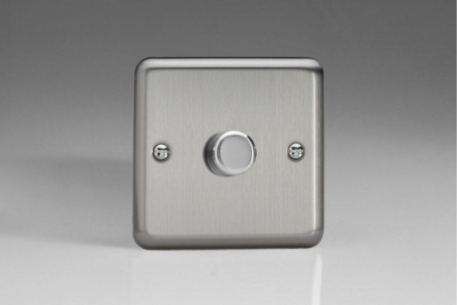 JSP401: V-Pro Dimmer, Classic Matt Chrome, 120w Max, 1-Gang