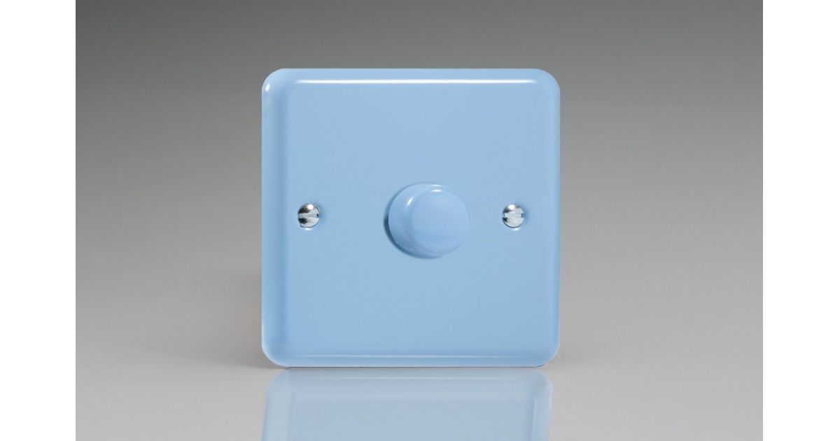 JYP401.DB: V-Pro Dimmer, Lily Duck Egg Blue, 120w Max