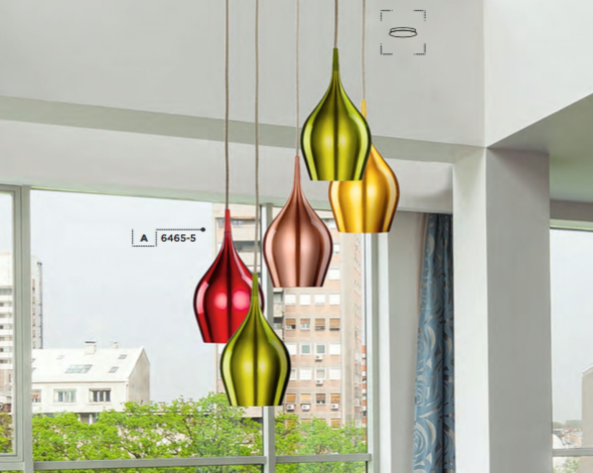 6465-5: Vibrant 5 Light : Searchlight - from £175.09