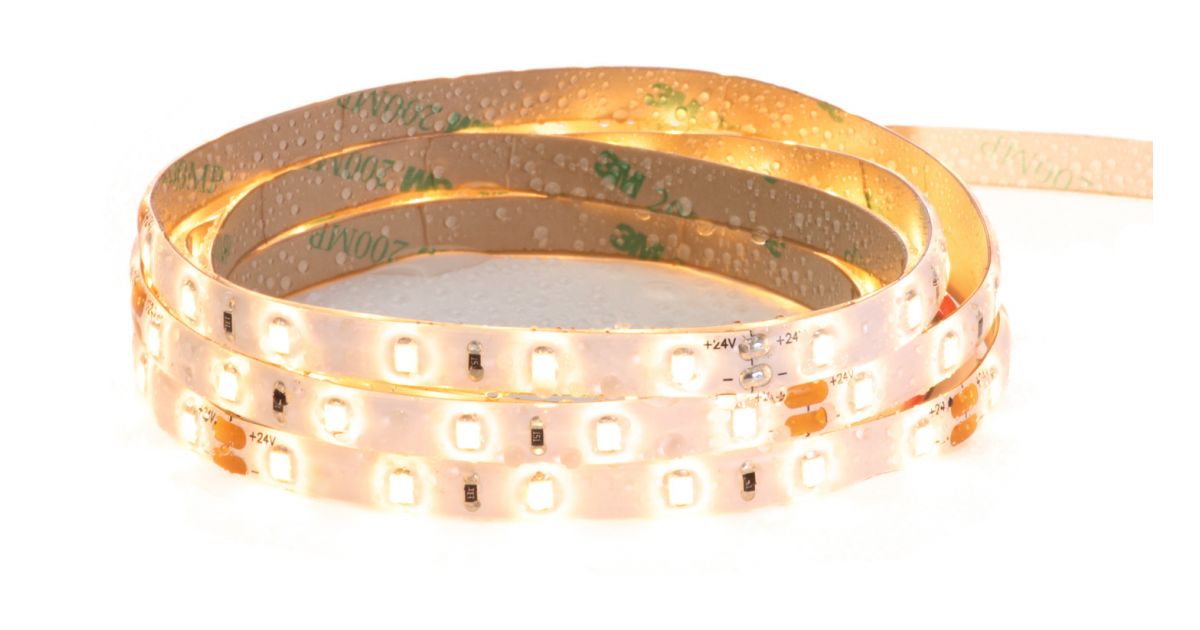 ELA-34283: Warm White LED tape, IP65, 2700K, 5m, 6w - £18.09