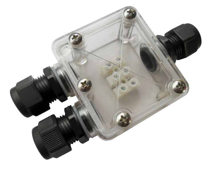 IP68-BOX1: IP68 Outdoor Waterproof 3 Pole Transparent