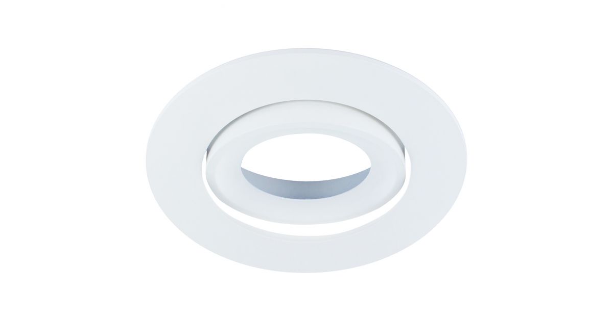 ILDLFR92C019: White Bezel For Luxfire Tilt Downlights