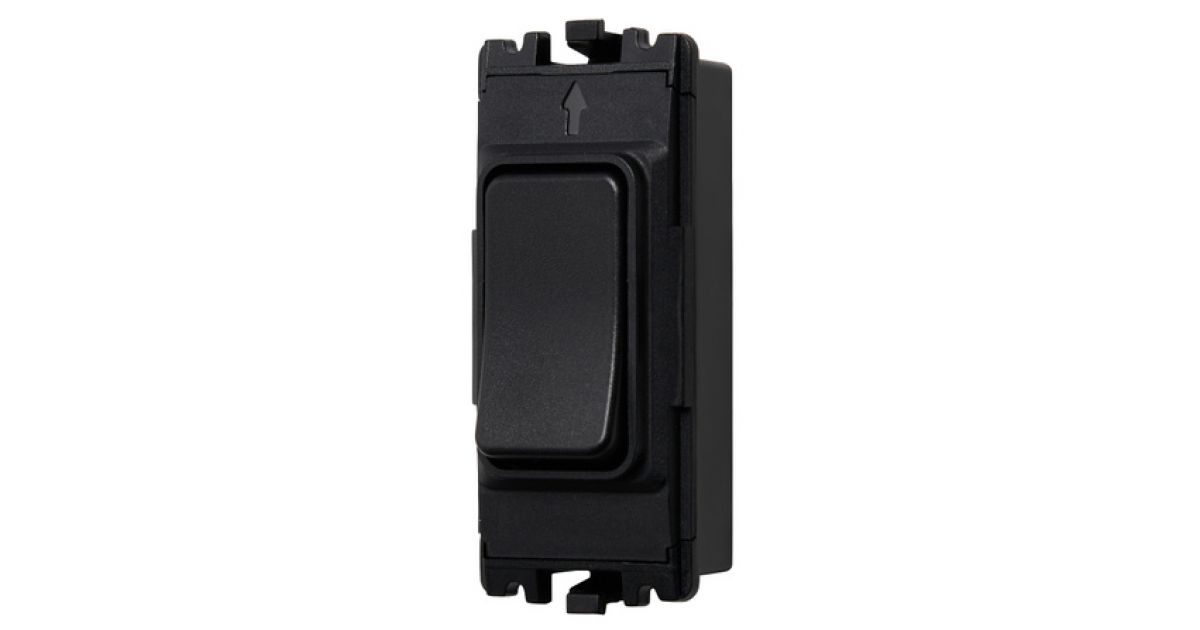 CUL-42496: Wireless Kinetic Grid Switch, Black, 1-Gang