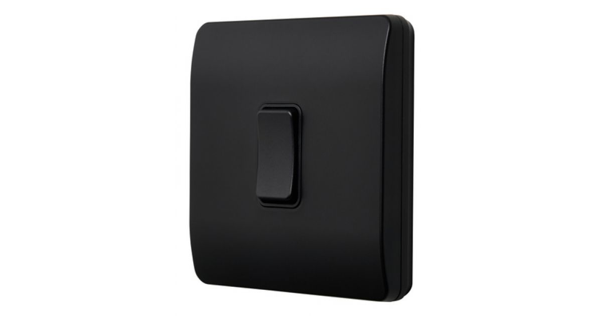 CUL-42500: Wireless Kinetic Grid Switch Frame, Black