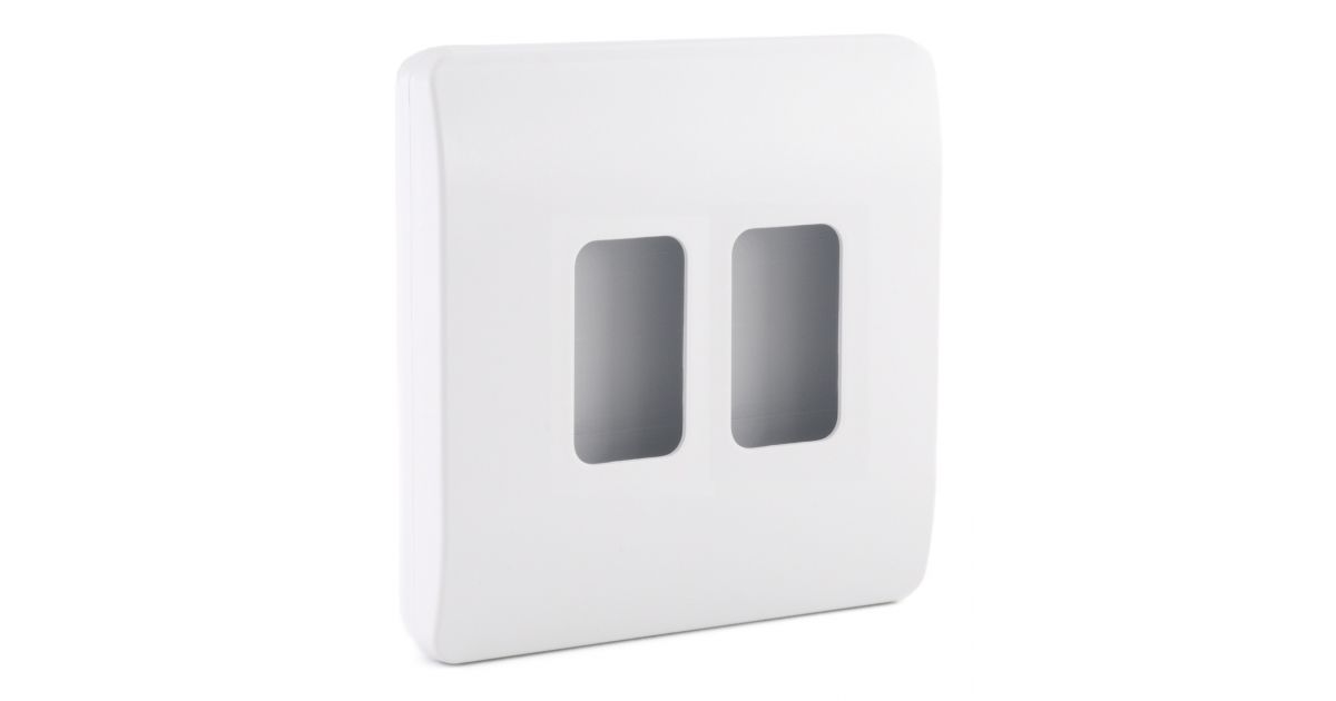 CUL-42501: Wireless Kinetic Grid Switch Frame, White