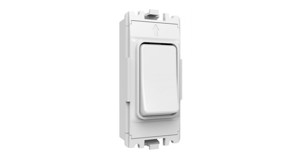 CUL-42495: Wireless Kinetic Grid Switch, White, 1-Gang
