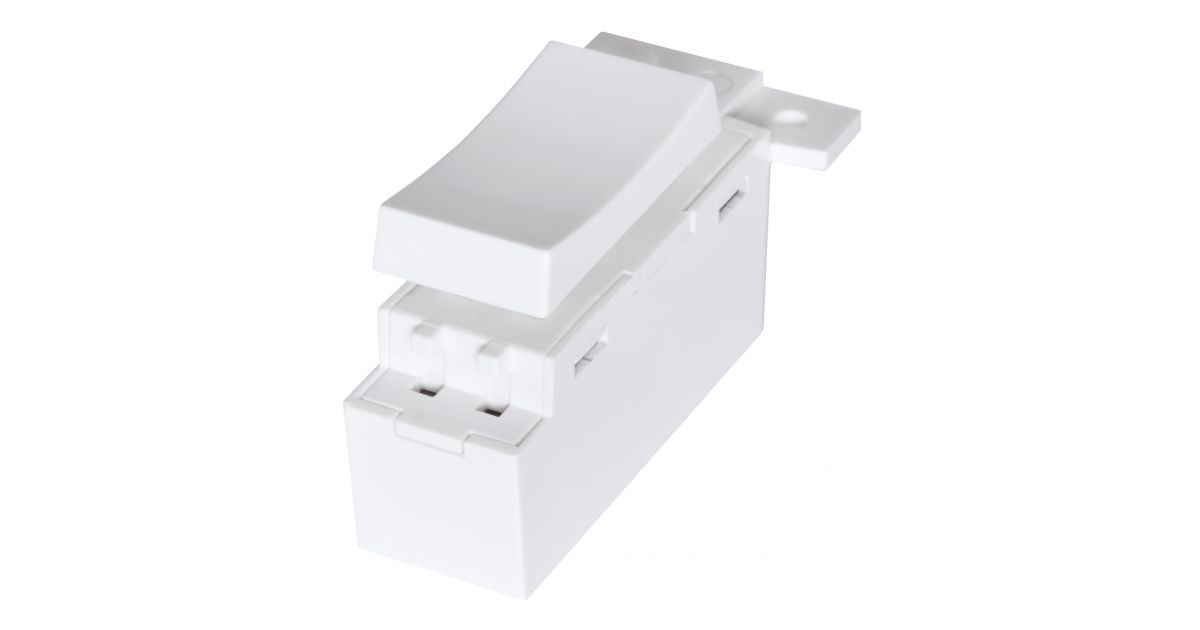 CUL-44765: Wireless Kinetic Mini Grid Switch, White, 1-Gang