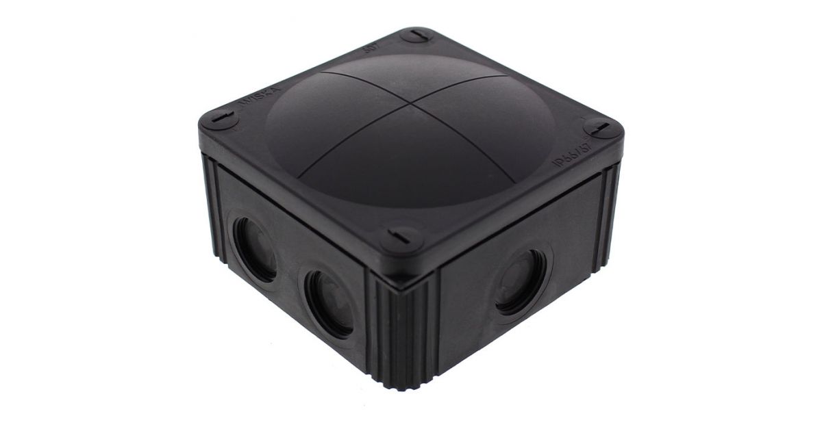 10061779 COMBI 607/5/2xKRM25/20 BK: 607 Junction Box : Wiska