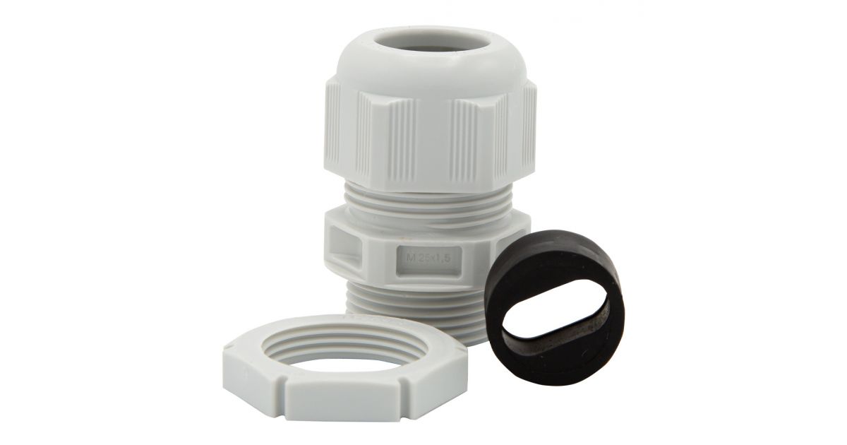 10106240: Tail Kit Solutions M25, 1 x 6mm Flat Cable Entry